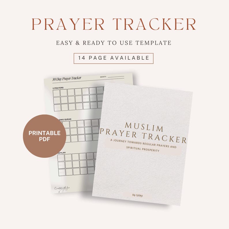 Daily Prayer Tracker: Strengthen Your Prayer Discipline Muslim Prayer ...