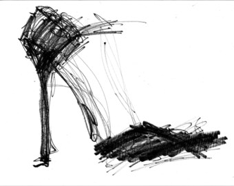 Fashion Illustration by Rhonda Corley by colorpluschaos on Etsy