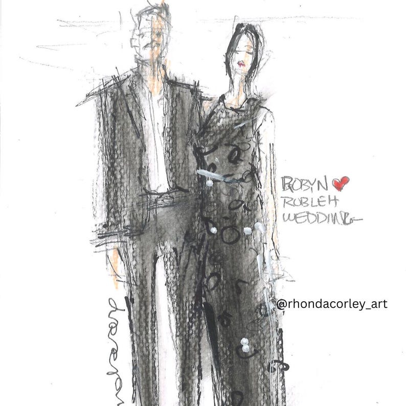 Custom Fashion Illustration / Hand Drawn Portrait / Custom Fashion ...