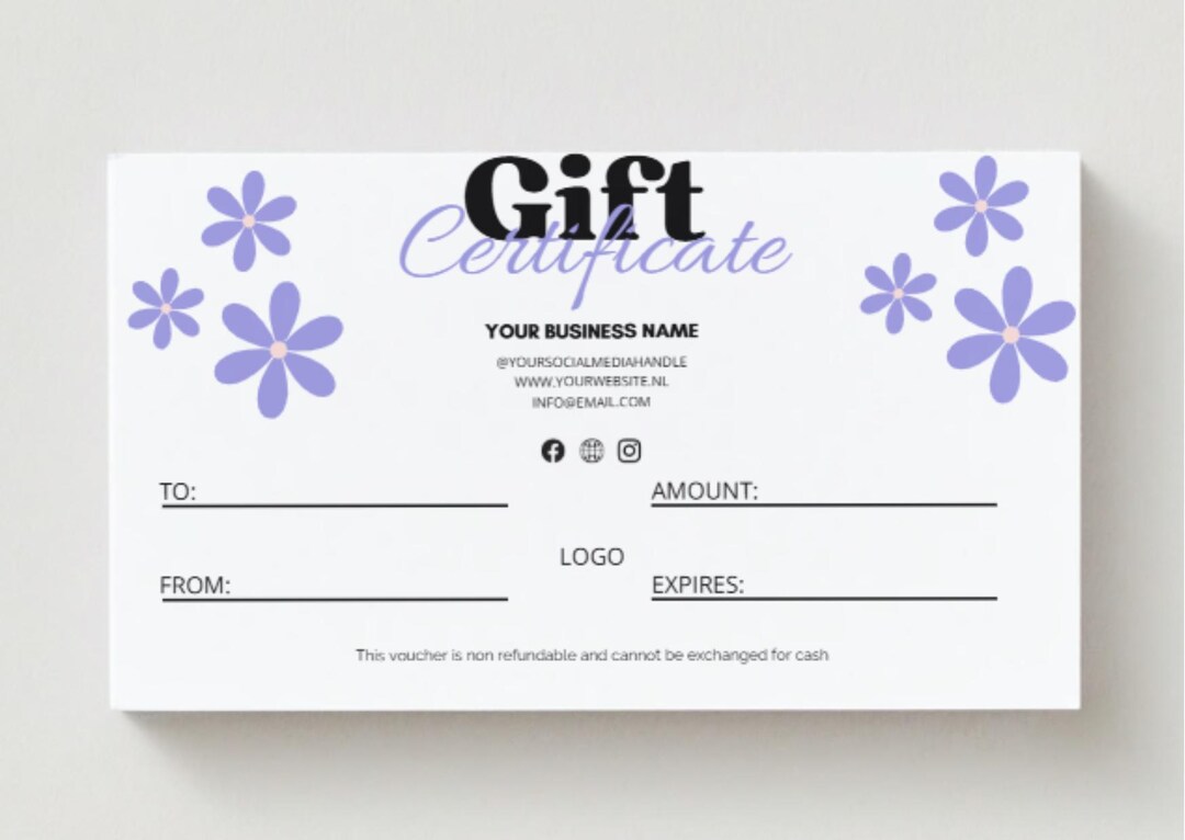 Editable Gift Voucher | Print at Home Birthday Voucher | Date Night ...
