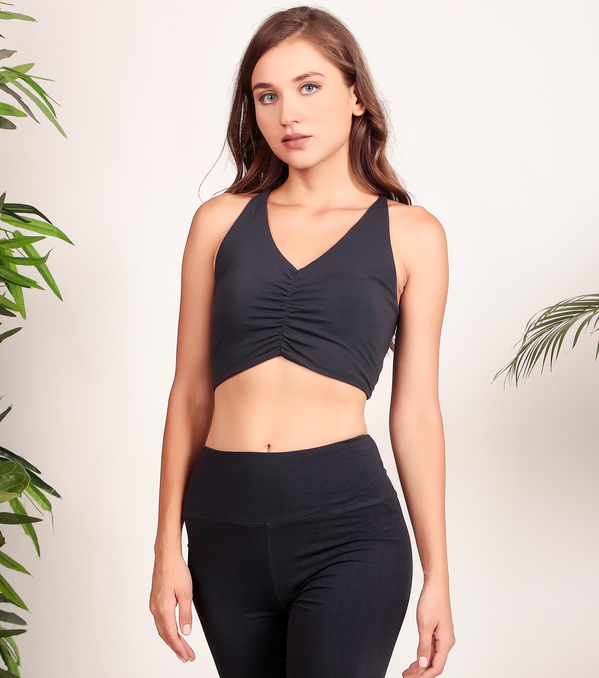 Elana Bralette - Yoga Bra - Organic Cotton Bra - Organic Bralette - Etsy