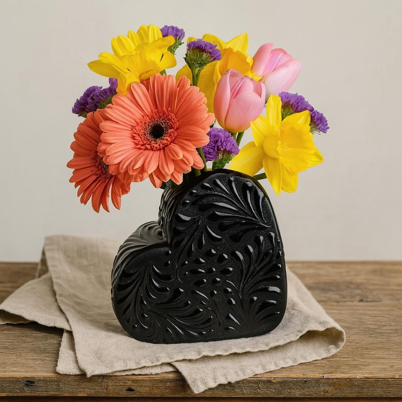 Heart Vase - Etsy