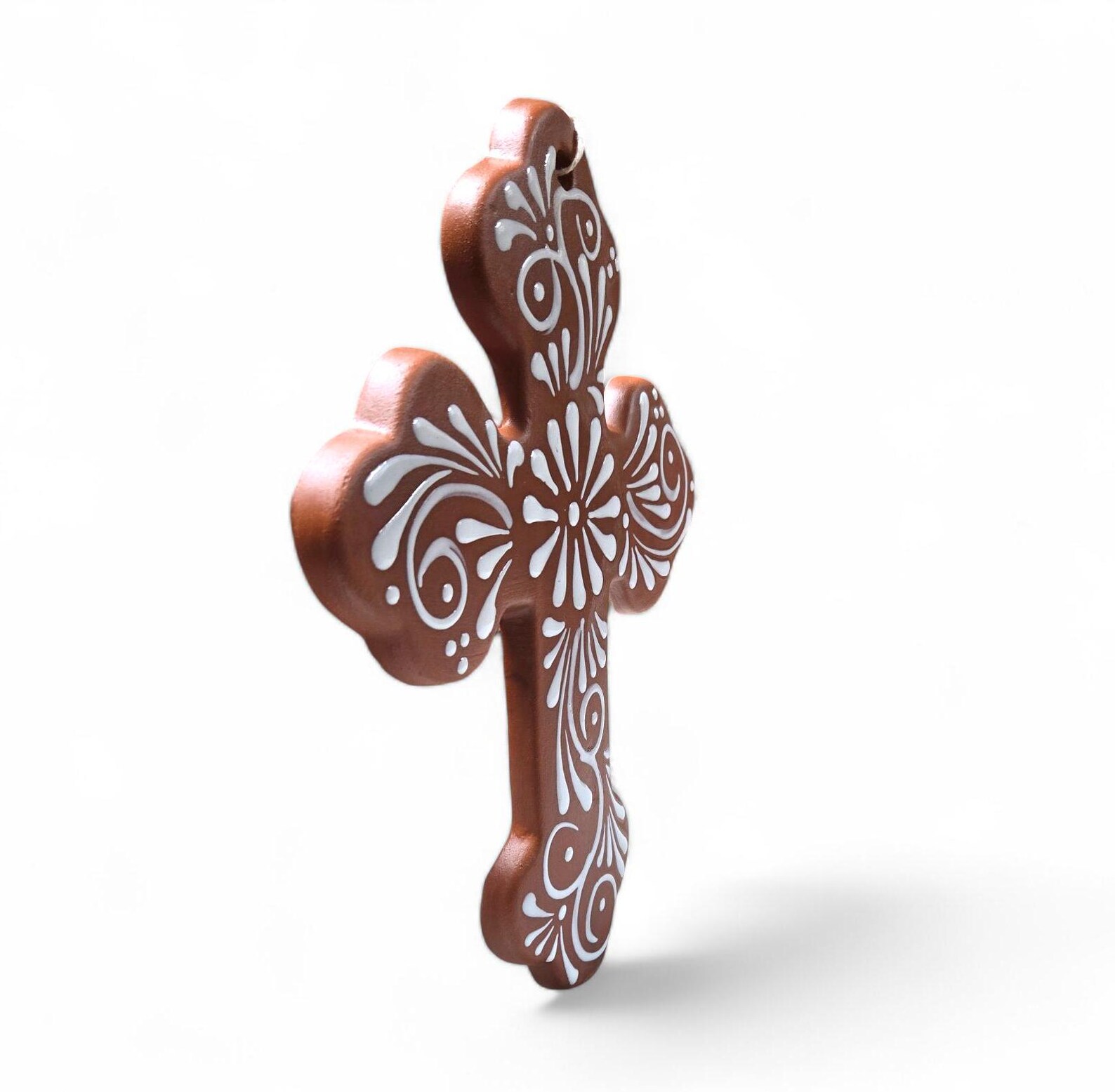Talavera Cielito Lindo Cross | Brown & White - Etsy