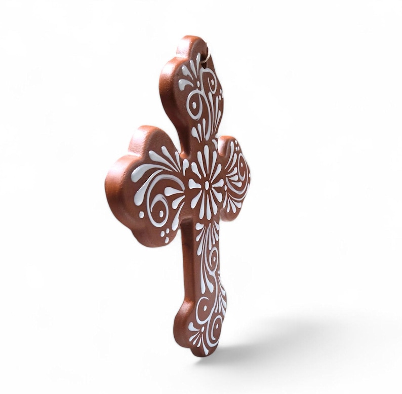Talavera Cielito Lindo Cross | Brown & White - Etsy