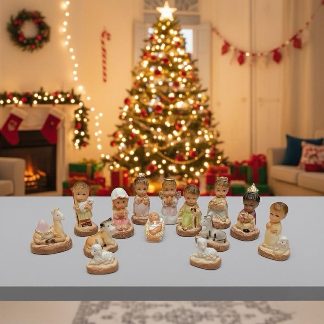Barro Baby Nativity Scene Set – Multicolor – Lead Free – 14-piece Set ...
