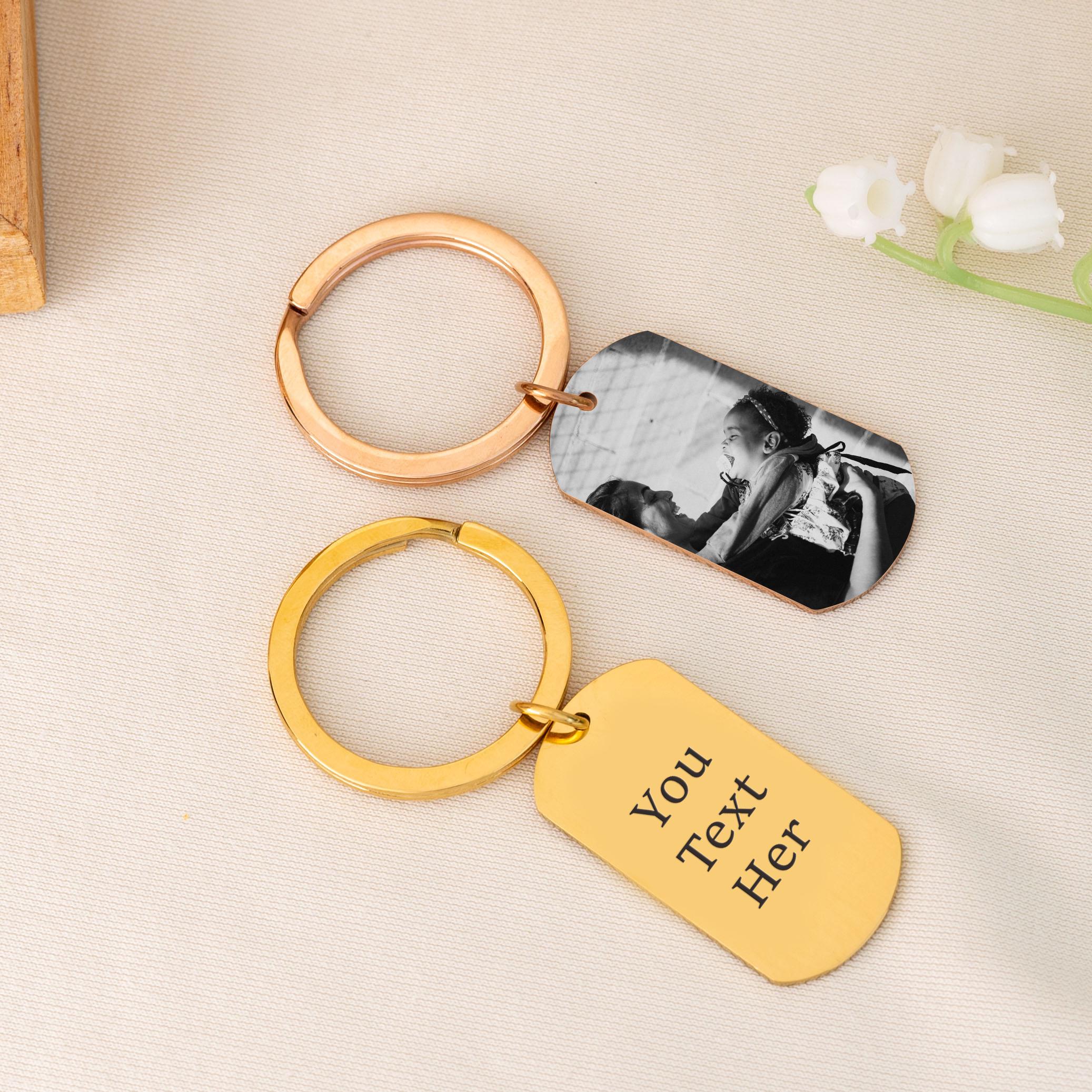 Personalized Drive Safe Keychian Gift,custom Engraved Photo Memorial ...