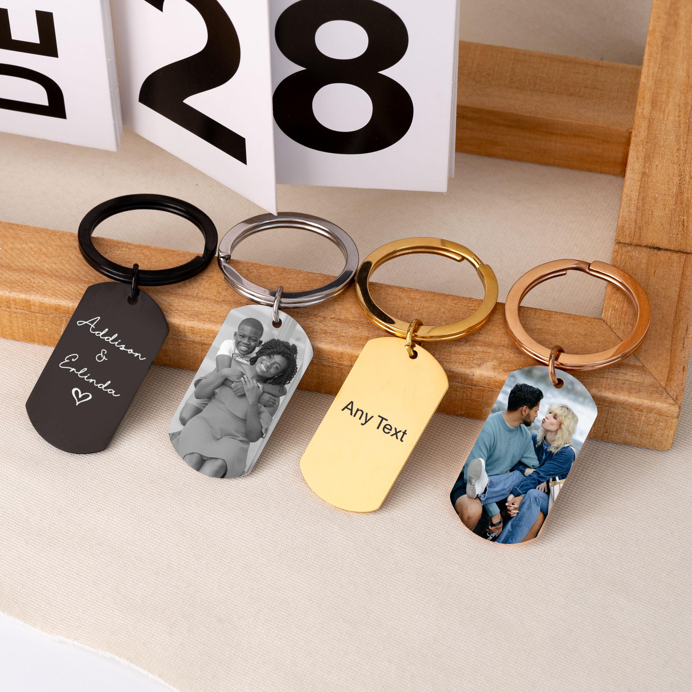 Personalized Drive Safe Keychian Gift,custom Engraved Photo Memorial ...