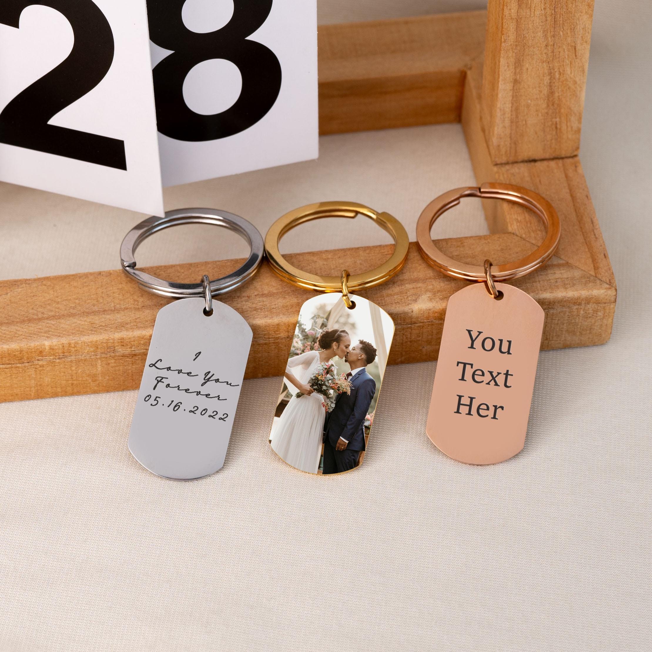 Personalized Drive Safe Keychian Gift,custom Engraved Photo Memorial ...