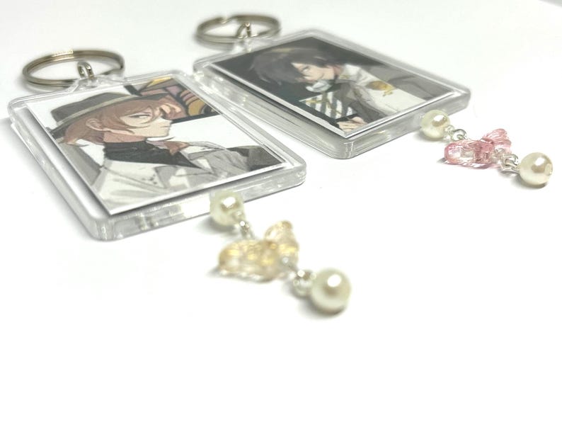 Bungou Stray Dogs Chuuya and Dazai Matching Keychains BSD Handmade ...