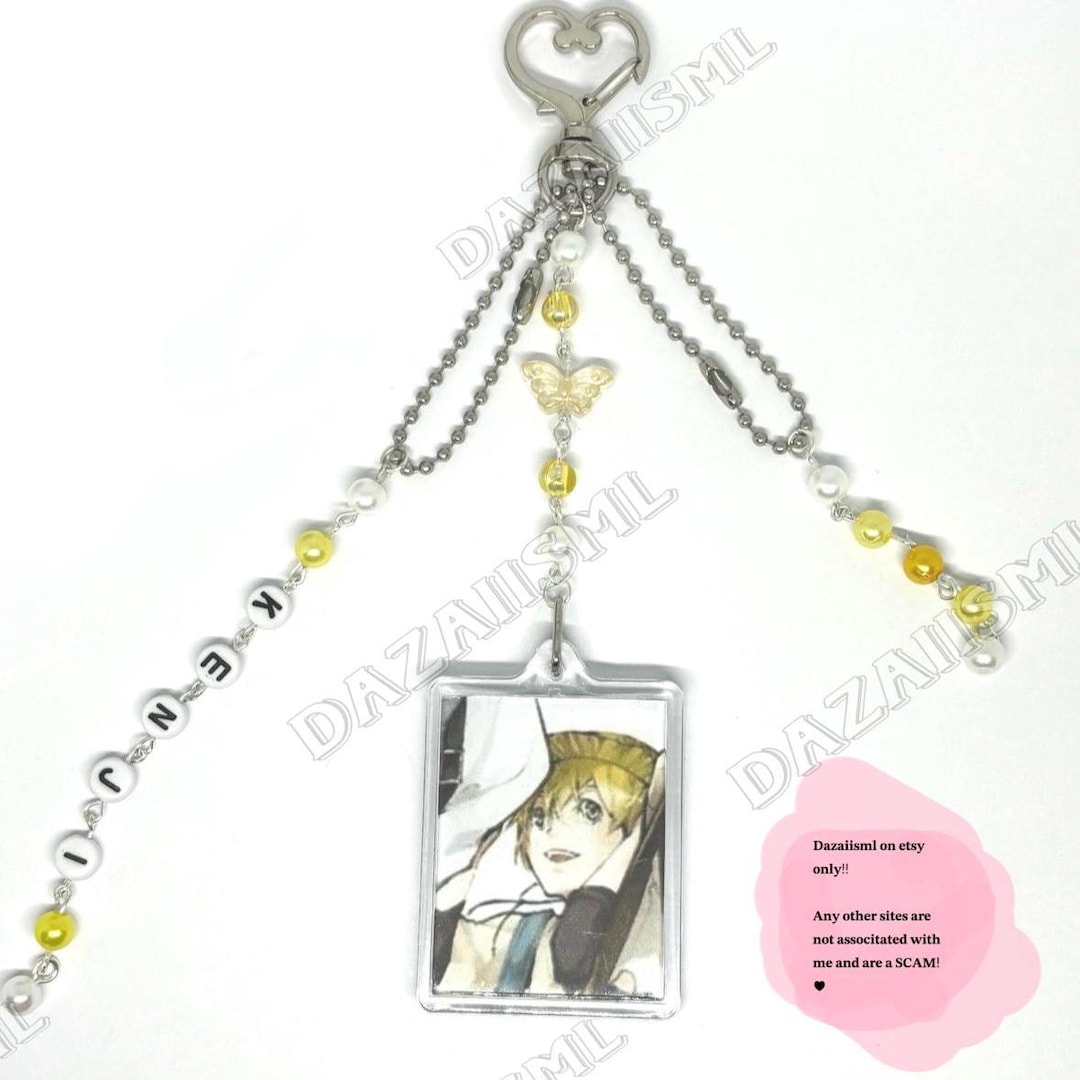 Kenji Miyazawa Bungou Stray Dogs Handmade Keychain BSD Anime - Etsy