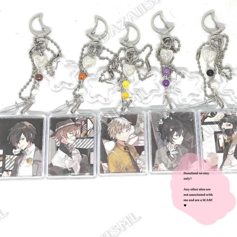 Chuuya Nakahara Handmade BSD Bungou Stray Dogs Anime Keychain - Etsy
