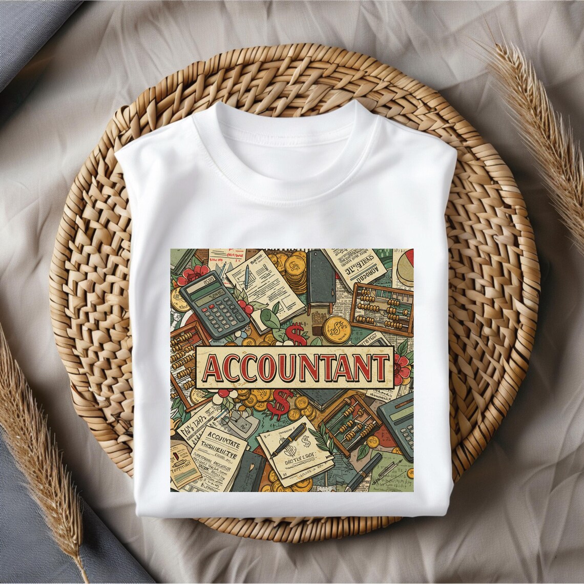 Accountant Collage PNG: Printable Bookkeeping Clip Art (digital ...