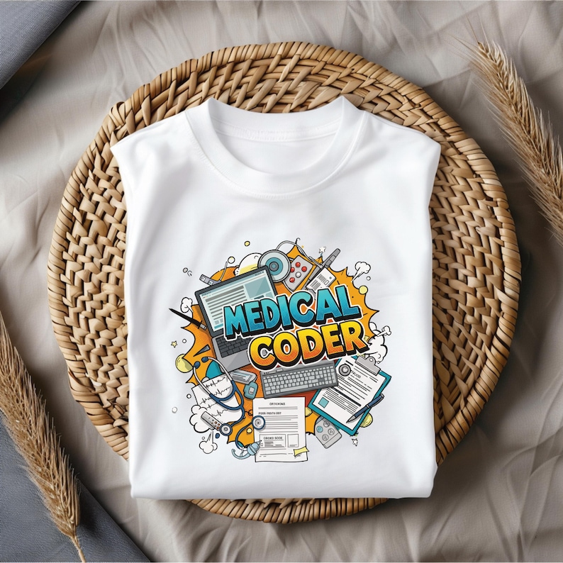 Medical Coder PNG and PDF Download Medical Coding Digital Design | Healthcare Worker Sublimation ...