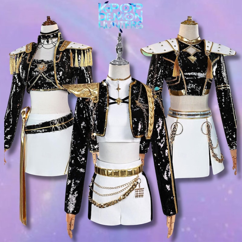 Huntrix kpop demon hunters golden costume - Etsy.de