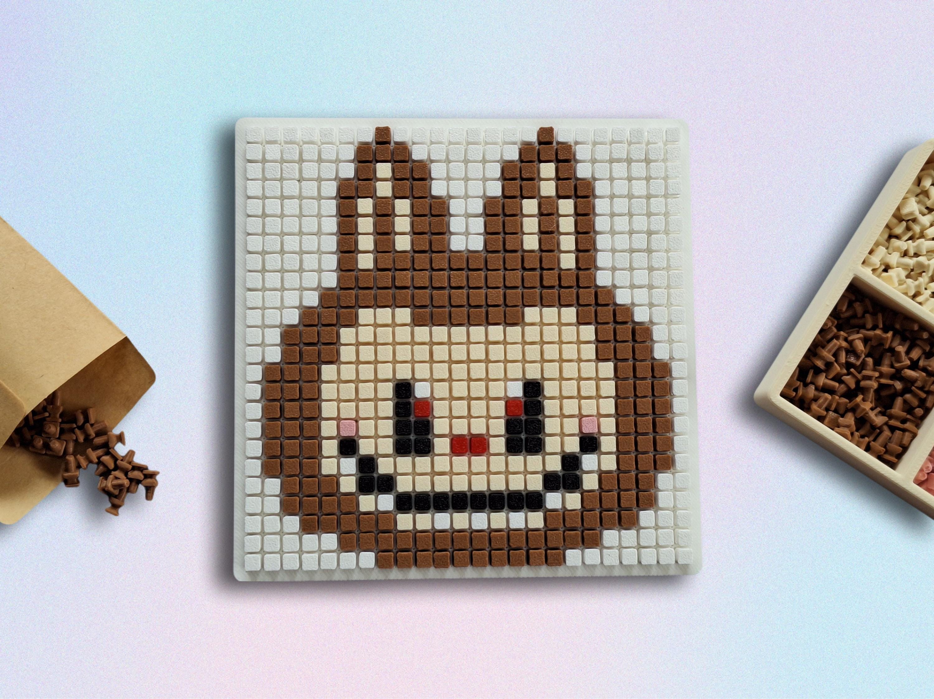 Quebra-cabeça Labubu Pixel Art - Kit De Montagem Completo - Etsy