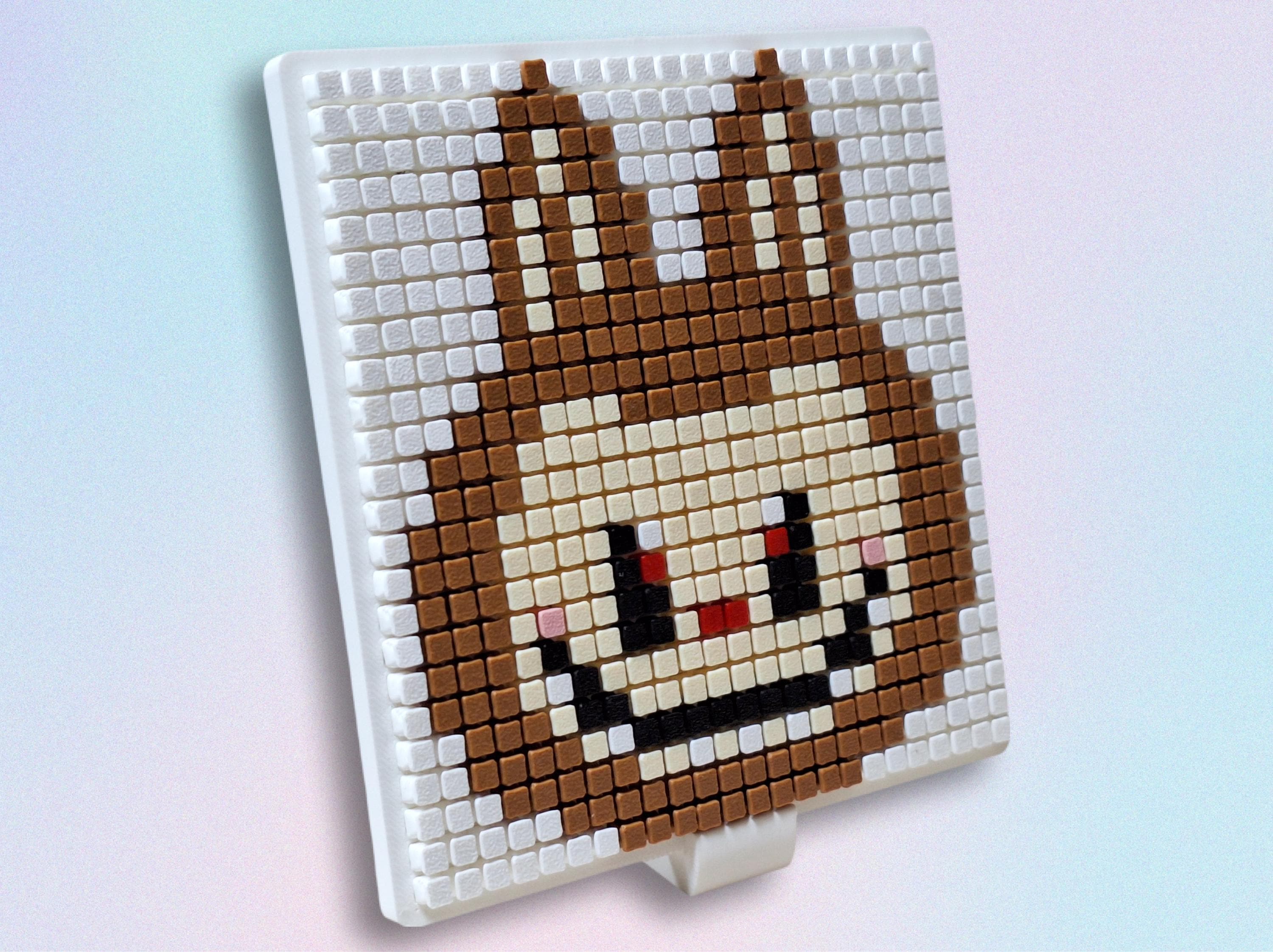 Quebra-cabeça Labubu Pixel Art - Kit De Montagem Completo - Etsy