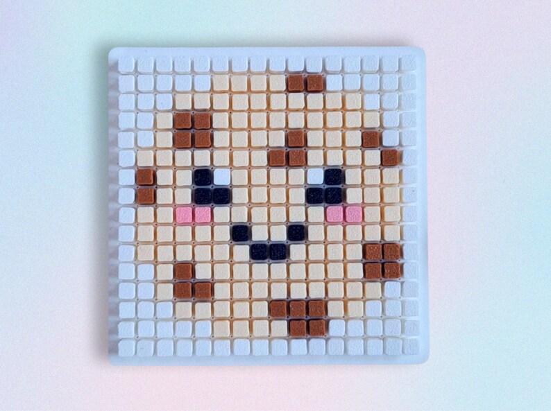 Pixel Art Kawaii Cookie Puzzle - Complete Assembly Kit - Etsy