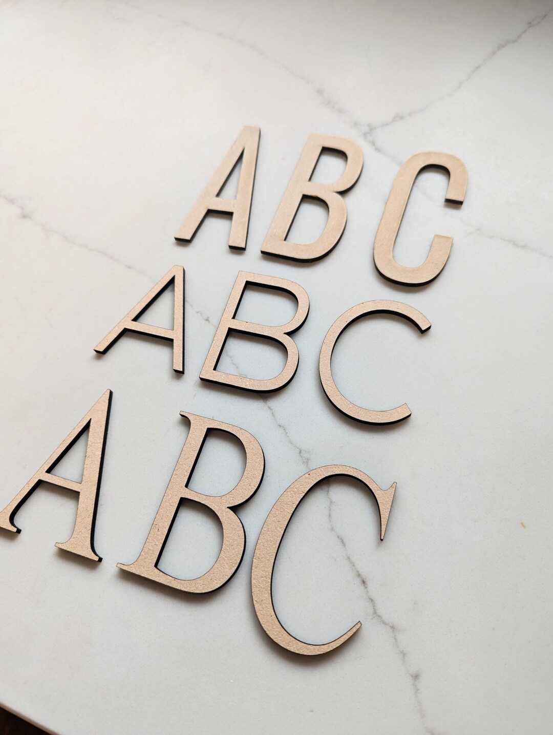Custom Laser Cut MDF Letters: DIY Craft, 3mm Thick - Etsy Australia