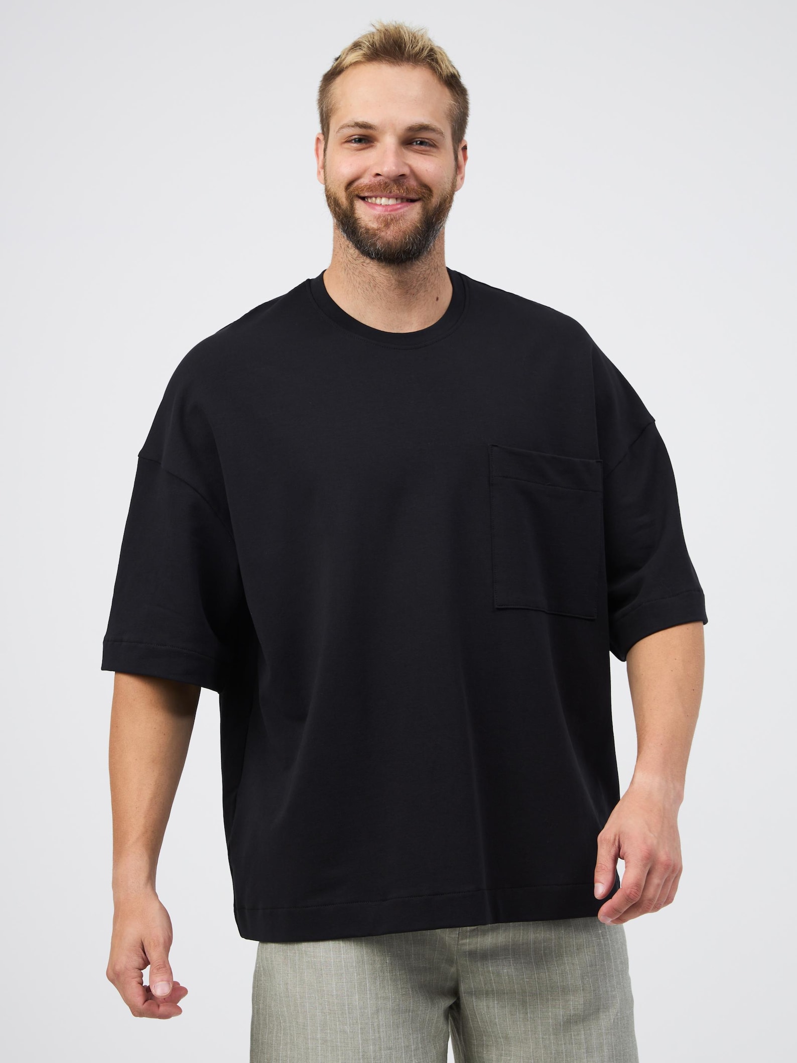 Men's Oversize T-shirt Sewing Pattern | Fashion Fighters | Size S-5XL ...