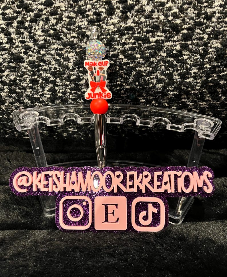 Makeup Junkie Beaded Pen - Etsy