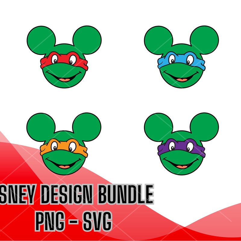 Ninja Turtle Clipart - Etsy