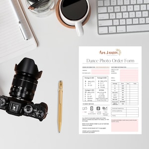 Photographer Order Form Template: Sports & Portrait Photography ...