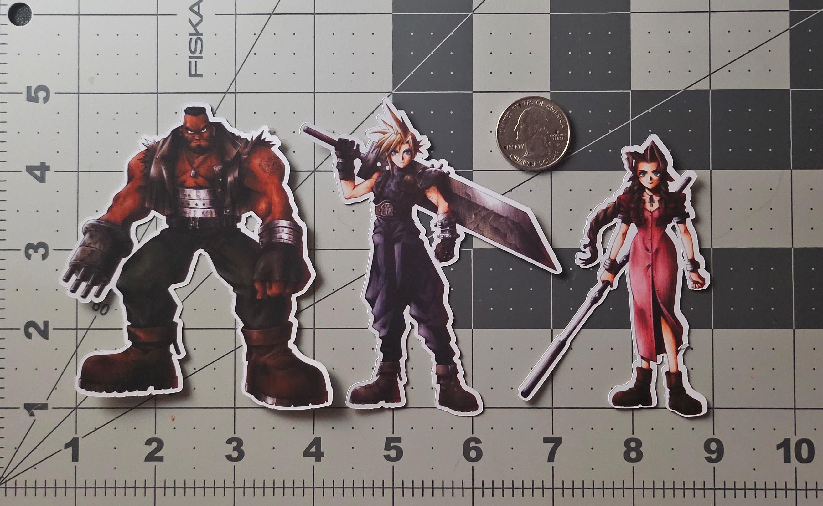 Final Fantasy 7 Original Character Art Stickers 10 Stickers - Etsy