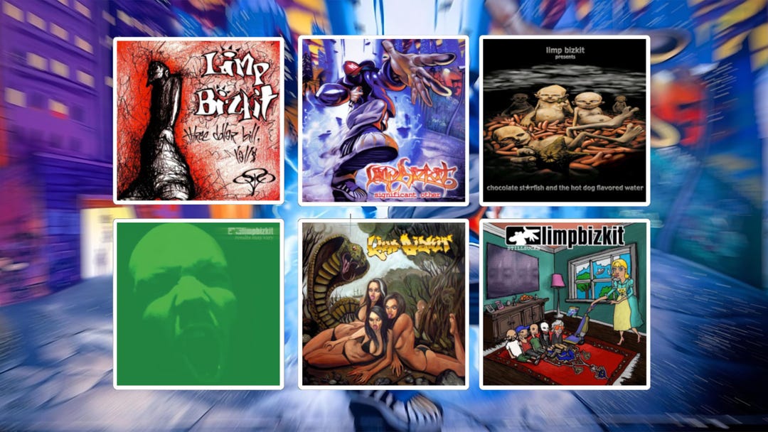 Limp Bizkit Album Cover Stickers 6 Stickers - Etsy