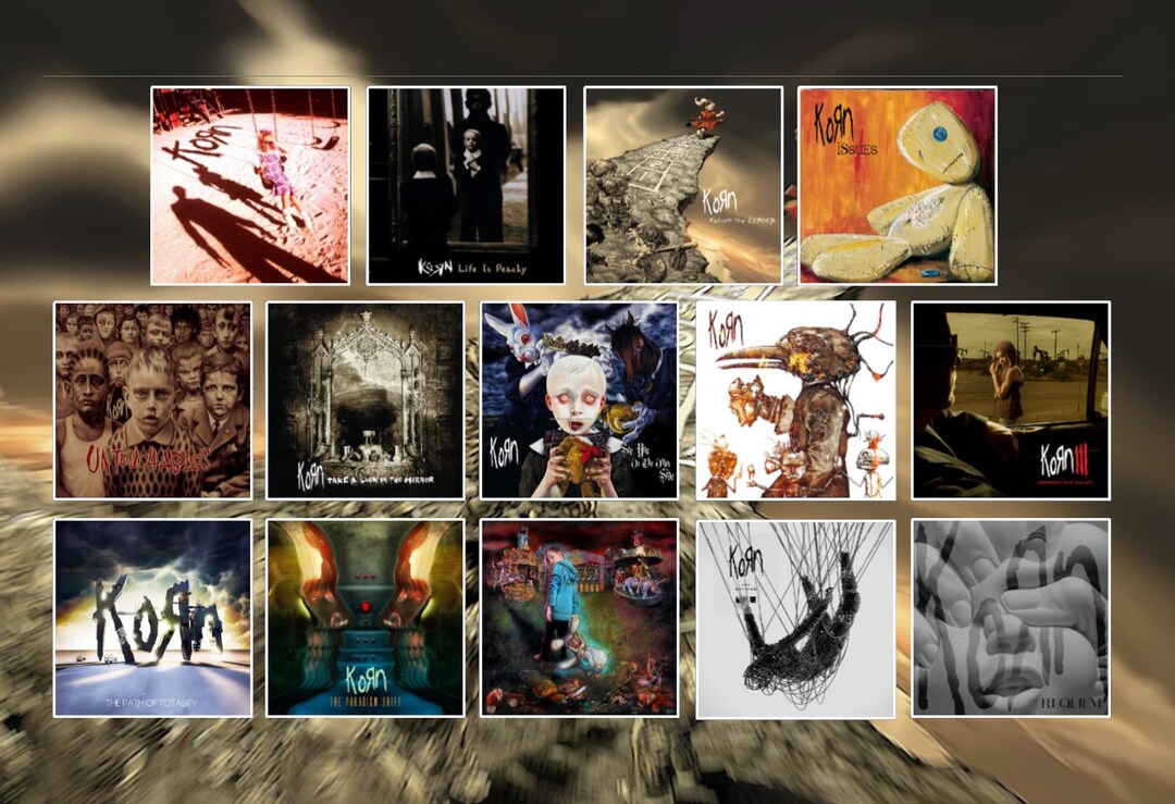 Korn Album Cover Stickers 14 Stickers - Etsy