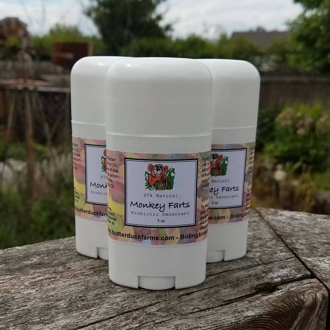Monkey Farts Natural PROBIOTIC Deodorant Paraben & Aluminum Free - Etsy