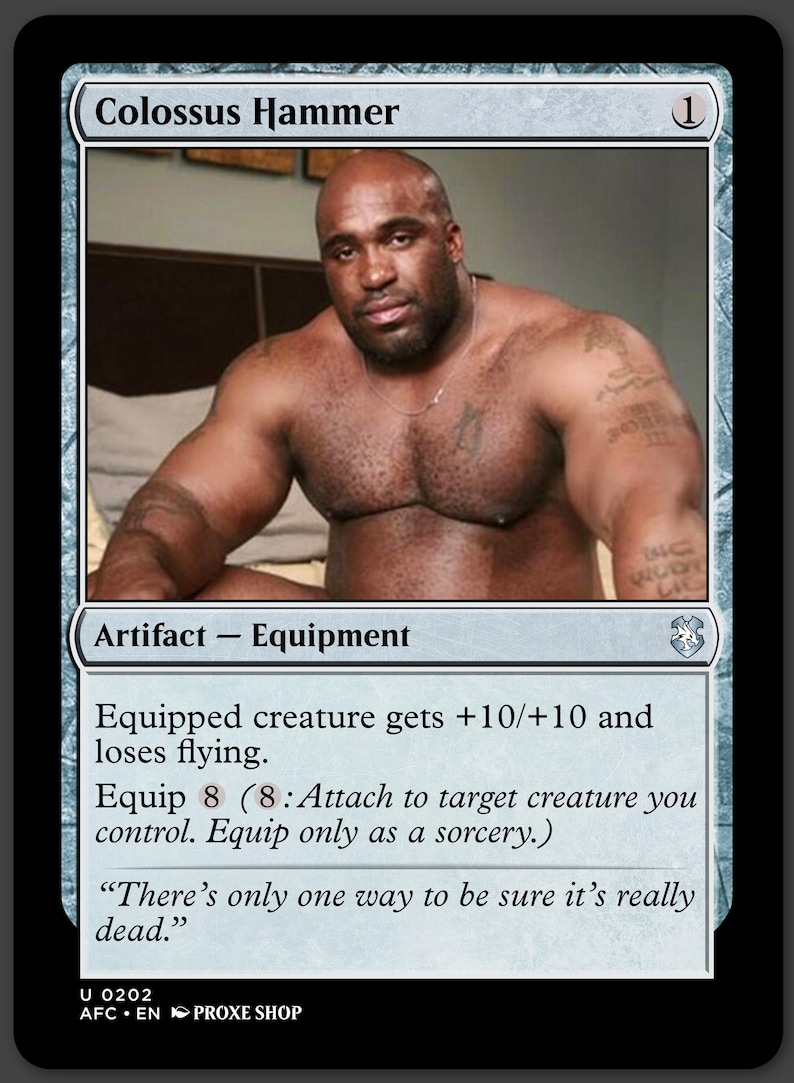 MTG Proxy Meme Collection #1 - Colossus Hammer / Counterspell / Farewell - Etsy