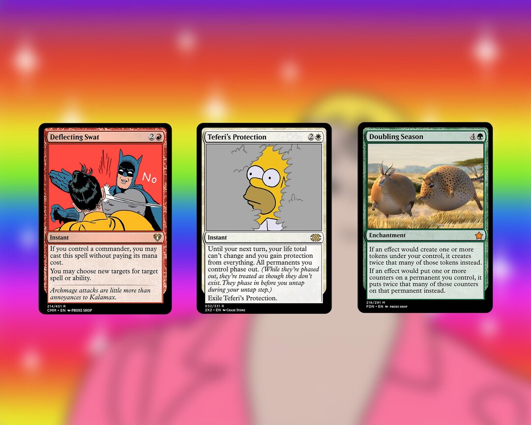 MTG Proxy Meme Collection #4 - Deflecting Swat / Doubling Season ...