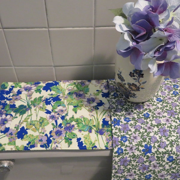 Purple Toilet Tank Runner - Etsy