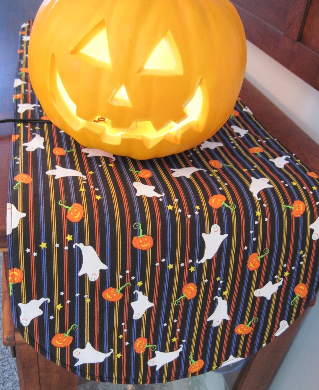 SALE 36 Halloween Table Runner Ghost Table Runner Pumpkin Table Runner ...