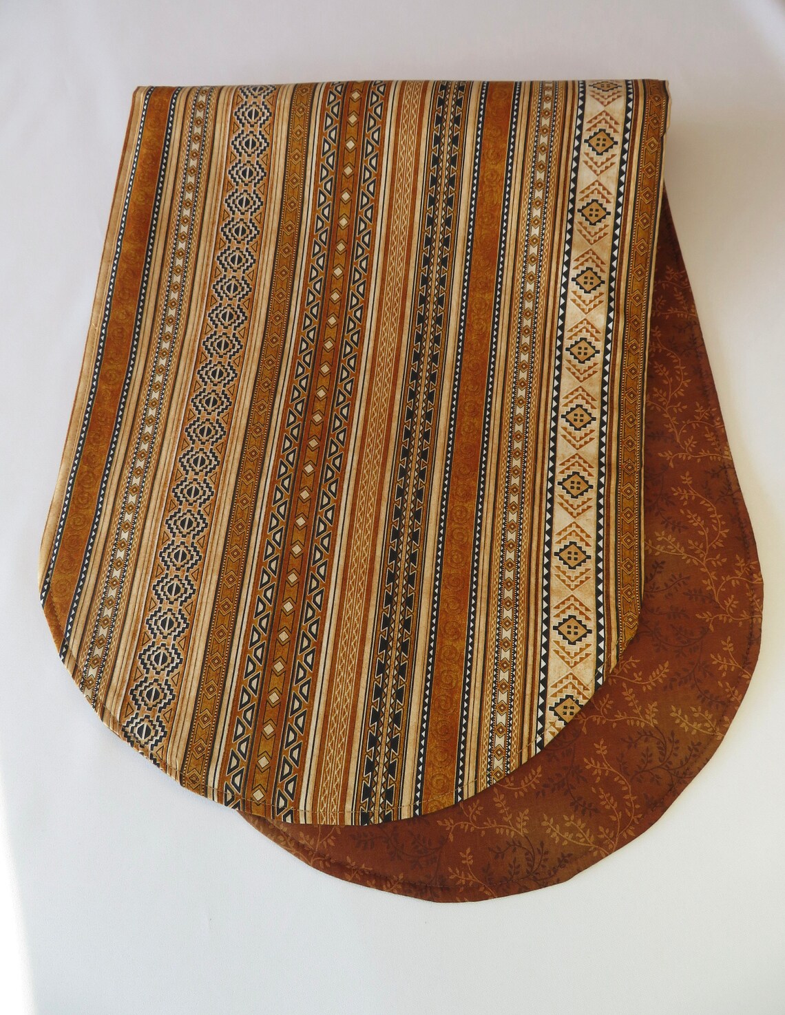 36 Brown Southwest Table Runner Reversible Tan Beige - Etsy