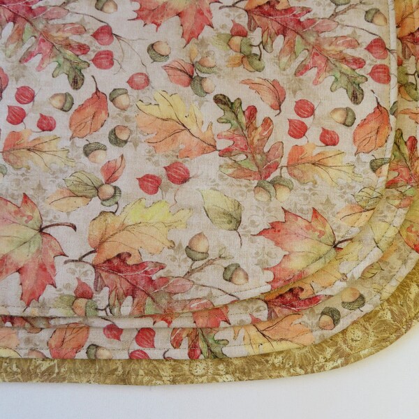 Fall Leaf Placemats - Etsy