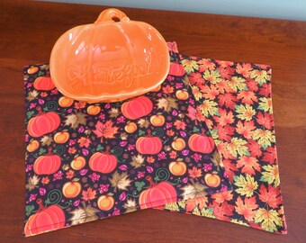 Square Fall Pumpkin Table Topper - Etsy