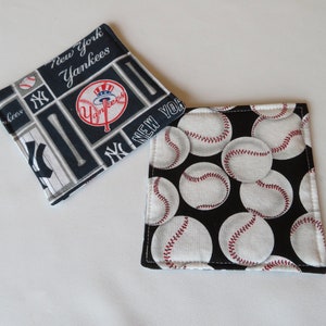 Yankees Coasters Reversible 4-6 MLB Coasters New York Yankees Coasters ...