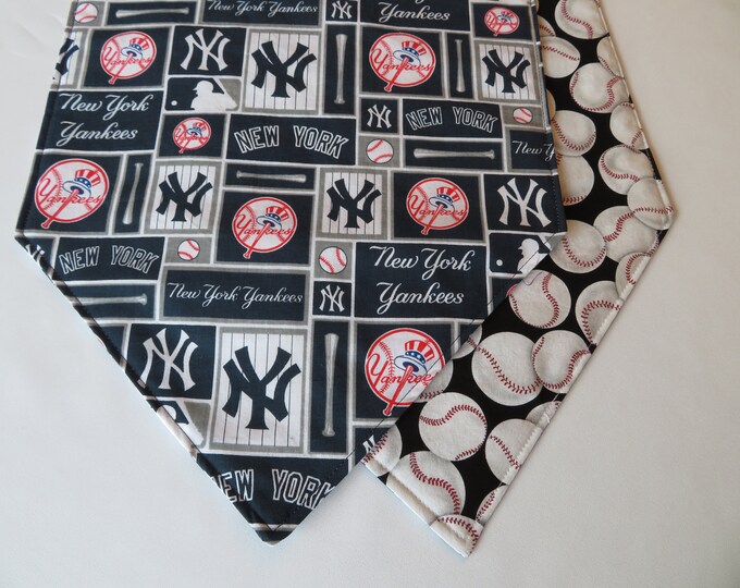 54 Yankees Table Runner Reversible Blue Stars Table - Etsy