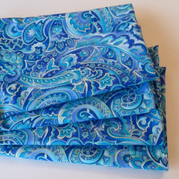 Turquoise Paisley - Etsy