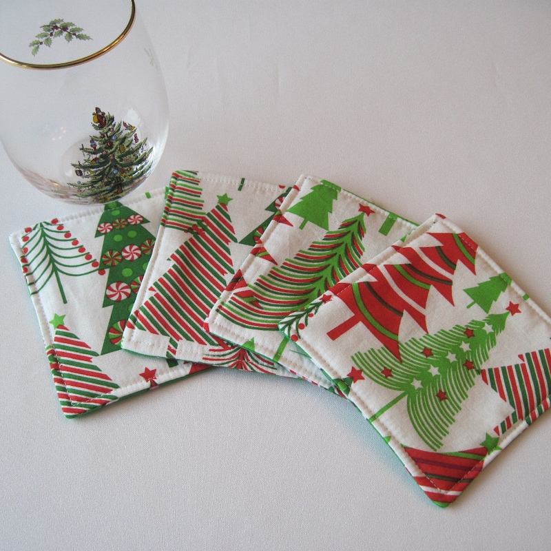 Christmas Coasters - Etsy