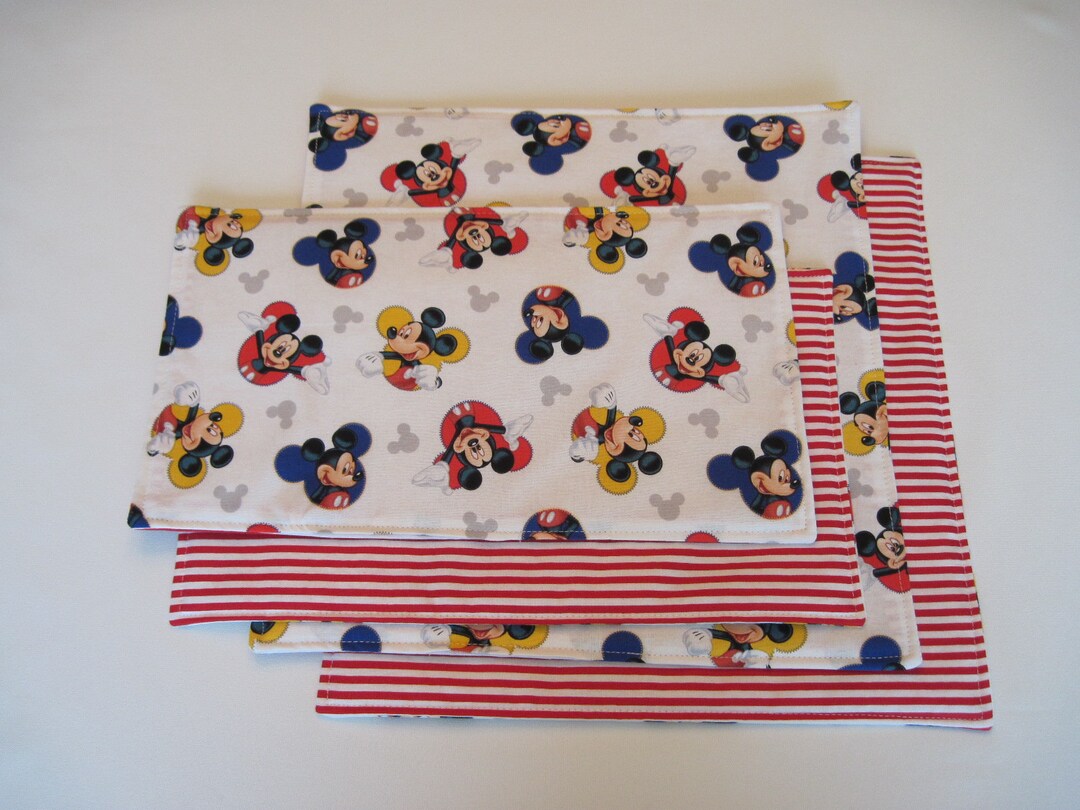 Mickey Mouse Placemats Reversible Disney Placemats Childrens Placemats ...