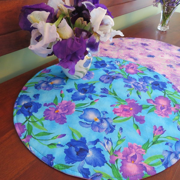 Purple Placemats - Etsy