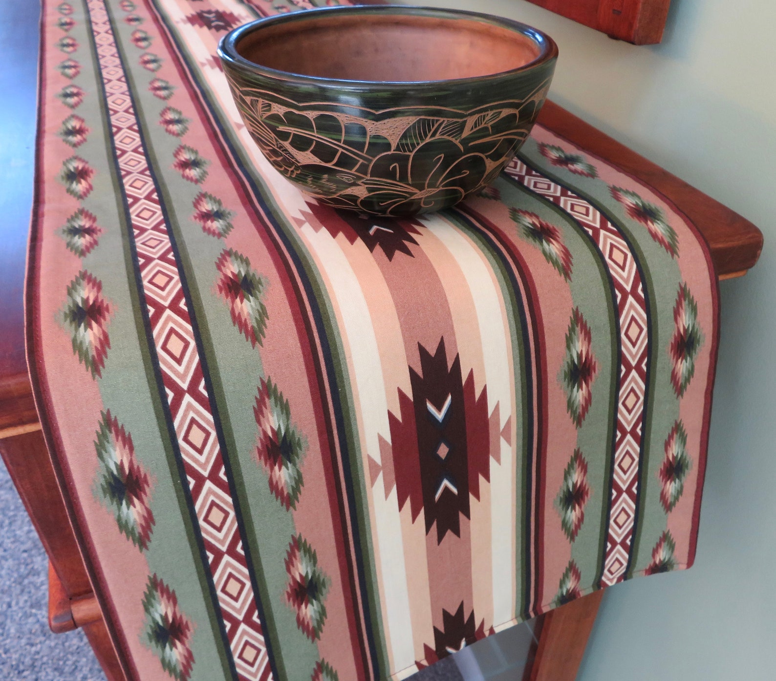 Custom Southwestern Table Runner 36 48 60 | Etsy