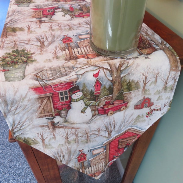 Winter Table Runner - Etsy