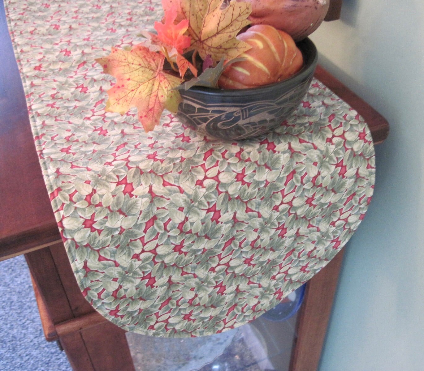36 Autumn Leaves Table Runner Reversible Fall Table | Etsy