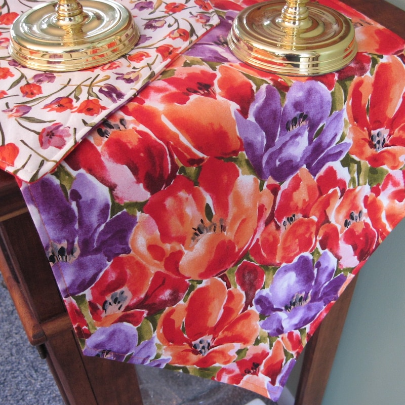 Orange Table Runner - Etsy