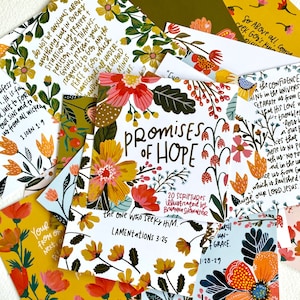 Promises of Hope Scripture Cards {DIGITAL} - Etsy