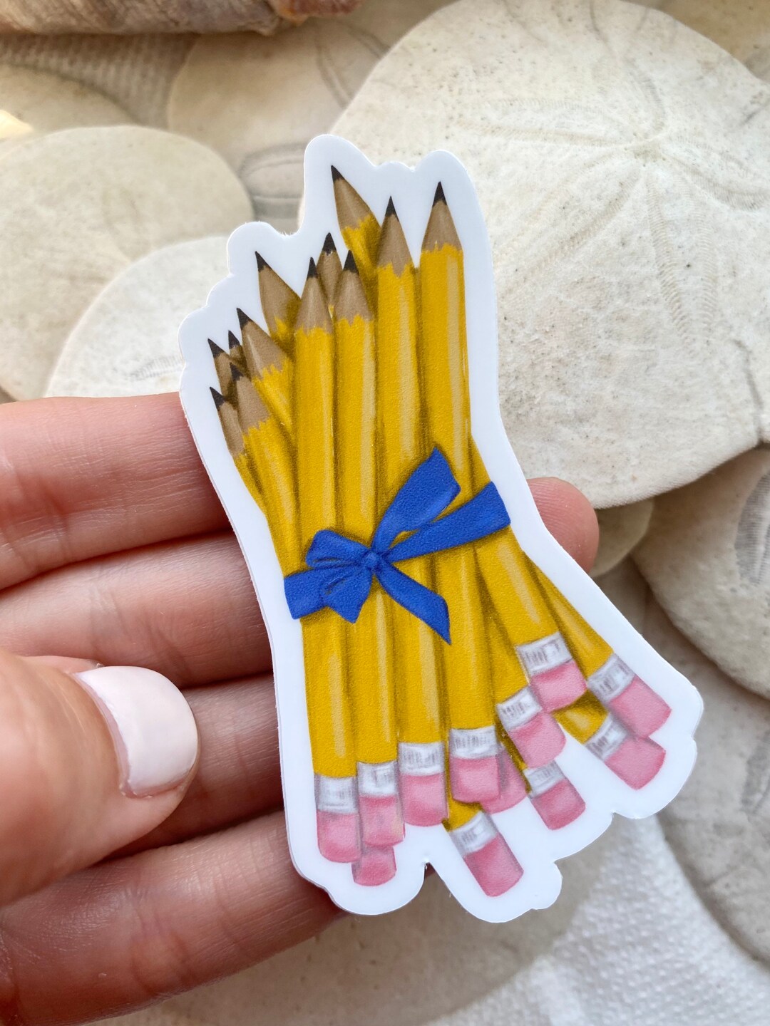 Bouquet of Newly Sharpened Pencils Sticker - Etsy