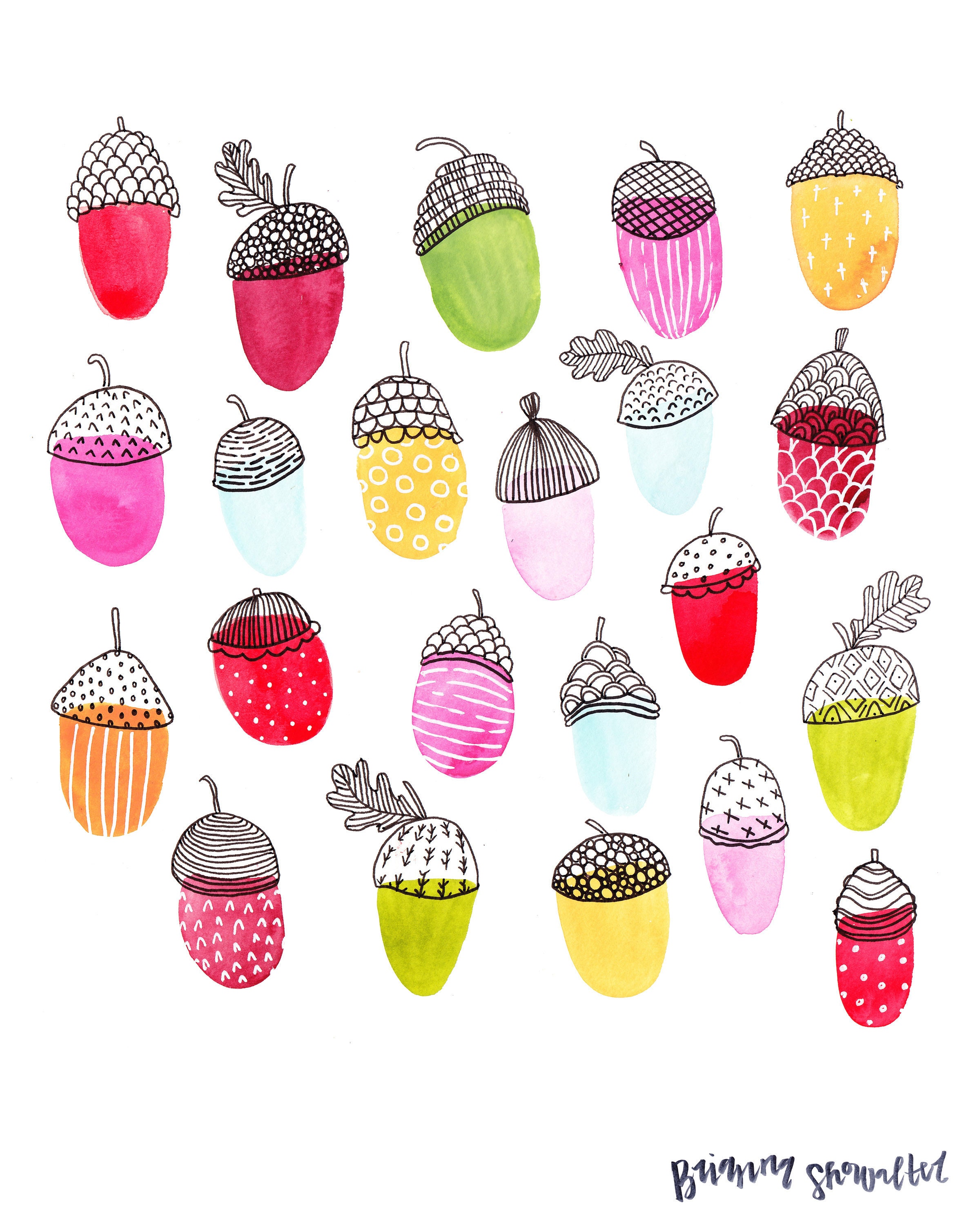 Acorn Printable | Etsy